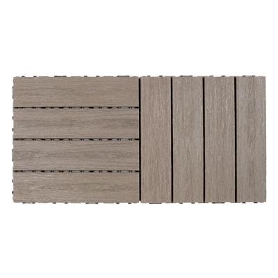 Cina Piastrelle di pavimentazione in WPC/PVC di co-estrusione DIY all'aperto con design moderno e facile installazione in vendita