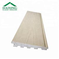 China PVC WPC Engineered Composite Wood Decking Wall Cladding Panels 100-180mm 2.0m for sale