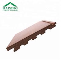 China PVC WPC Engineered Composite Wood Decking Wall Cladding Panels 100-180mm 2.0m for sale