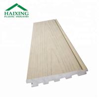 China PVC WPC Engineered Composite Wood Decking Wall Cladding Panels 100-180mm 2.0m for sale