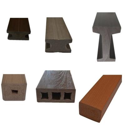 China Acessórios de piso PVC externo WPC piso joist Keel para trabalho pesado e de longa duração à venda