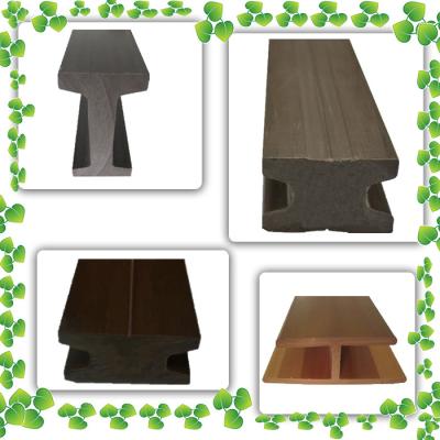 China Acessórios de piso PVC externo WPC piso joist Keel para trabalho pesado e de longa duração à venda