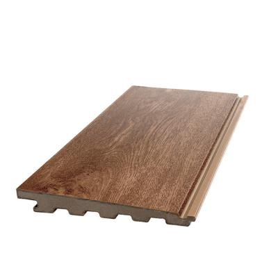 Cina Rivestimento e facciata in legno composito per esterni in stile design moderno Villa Casa esterno in vendita