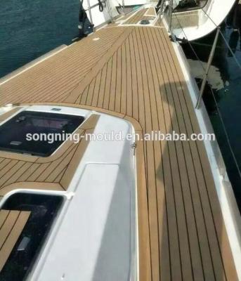 Cina 190 mm larghezza soffitto in PVC morbido per ponte di barca Teak Design Marino pavimento di sicurezza in vinile in vendita