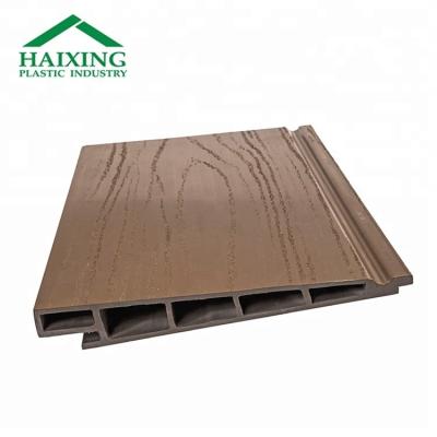 Cina 150 mm*23 mm PVC/WPC pannelli compositi per pareti esterne con funzione di isolamento termico in vendita