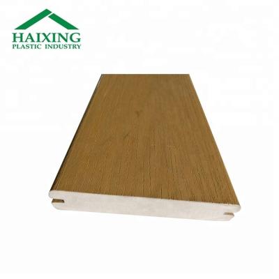 Cina 4m di lunghezza Tessitura in legno opzionale PVC composito/WPC pavimento da balcone per esterni in vendita