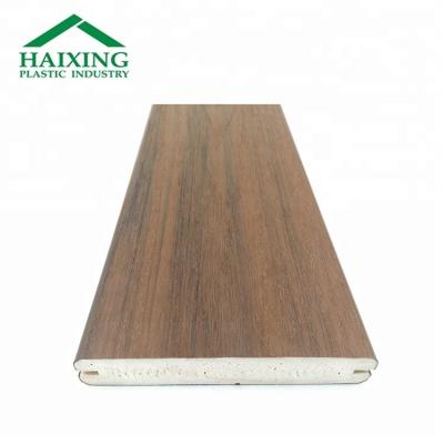 Cina 4m di lunghezza Tessitura in legno opzionale PVC composito/WPC pavimento da balcone per esterni in vendita