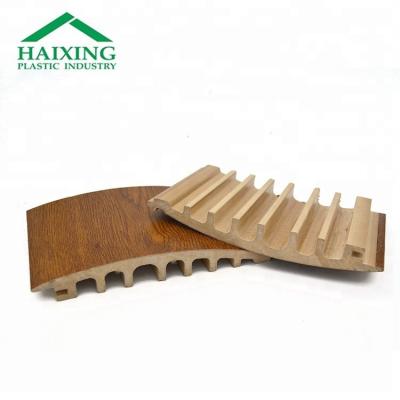 China Cover Laminating WPC Weatherboard Cladding Panel for Prefabricated Exterior Wall Facade for sale