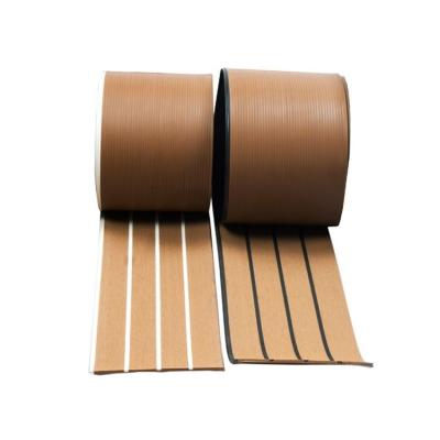 China Flexiteek PVC deck de teca sintética para embarcações de espessura de 5 mm à venda