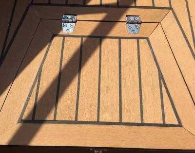 Cina Flessibile 5 mm di levigatura Flexiteek PVC di teak sintetico Decking Mat per pavimenti di barca / yacht in vendita