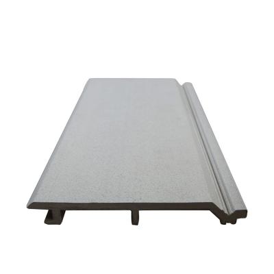 China Decoração de teto exterior Madeira Plástico Compósito Eco PVC revestimento de parede em estilo moderno à venda