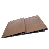China Customized WPC Wall Panels 150x23mm Fireproof Soundproof Interior Exterior PVC Foam ASA for sale