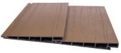 China Customized WPC Wall Panels 150x23mm Fireproof Soundproof Interior Exterior PVC Foam ASA for sale