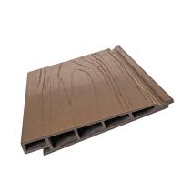 China Customized WPC Wall Panels 150x23mm Fireproof Soundproof Interior Exterior PVC Foam ASA for sale