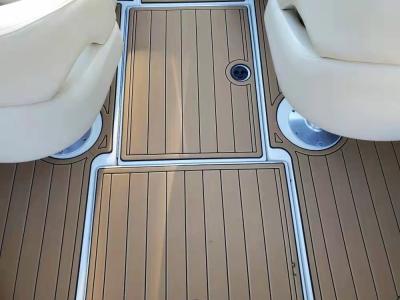 China 190mm*5mm*25m Inner-Lock Waterdicht Teak Synthetische Marine Deck PVC Composite Flooring Mat Te koop