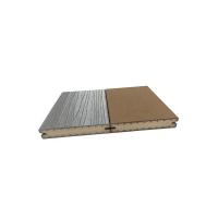 China Foam PVC Decking 140mm x 25mm Weather Resistant Grey Co Extrusion for Outdoor for sale