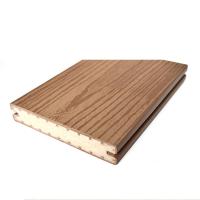 China Foam PVC Decking 140mm x 25mm Co-Extrusion Anti Crack Fireproof 20 Year Warranty for sale
