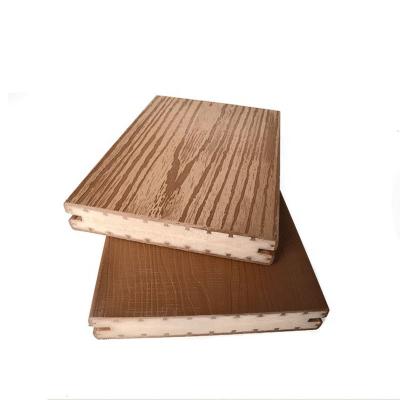 Cina Crea un giardino bello con pavimenti solidi flessibili e la struttura opzionale del grano di legno in vendita