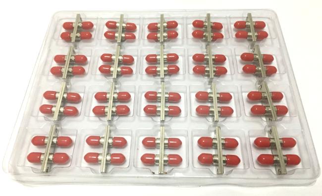 Standard packaging options for fiber optic adapters