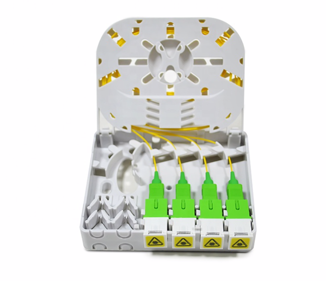 4 Port Wall Mount Fiber Termination Box