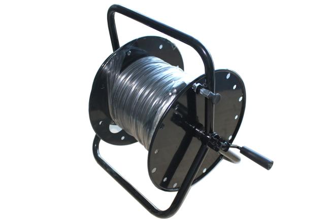 Close-up of fiber optic connectors