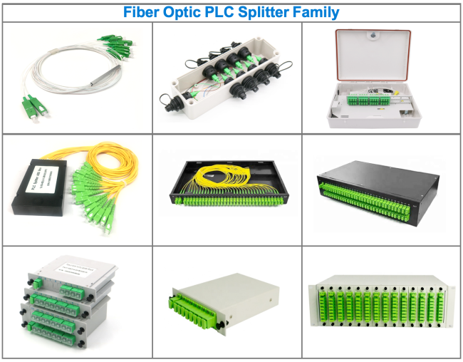 1x4 Fiber Optical Splitter technical diagram