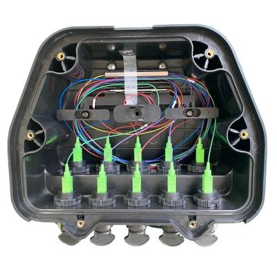 China FTTA 10 Ports NAP 1*8 Splitter Fiber Optic Terminal Box with Water Proof Connector for sale