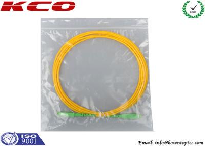 China Telecom Grade SC/APC - SC/APC Fiber Optic Patch Cord 3.0mm Single Mode Simplex LSZH for sale