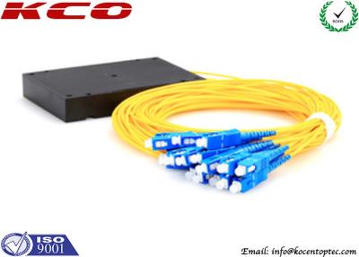 China Fiber to The Point 1x16 Fiber PLC Splitter For Fiber Optic Cable Corning for sale