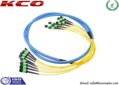 Cina Modo 9/125 12 centri della fibra del cavo di sblocco di WAN MPO MTP di lan singolo i 24 centri in vendita