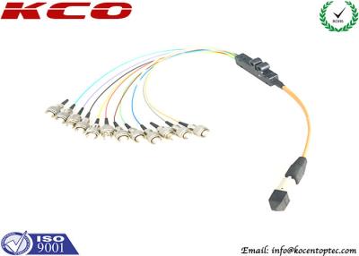 China Het Flardkoord van CATV 100G MPO MTP aan 12 FC UPC Actieve Apparatenbeëindiging Te koop