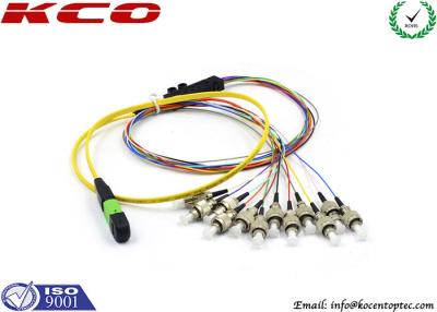 China Het Flardkoord van CATV 100G MPO MTP aan 12 FC UPC Actieve Apparatenbeëindiging Te koop