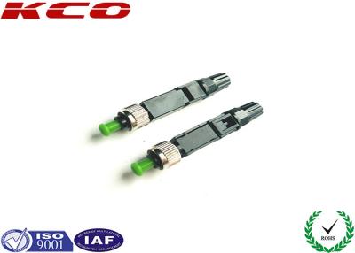 China 0.2 dB Insertion Loss Fiber Optic Fast Connector FC / APC Quick Installable For Drop Cable for sale