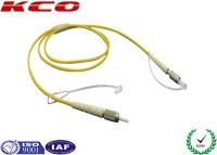 China Simplex DIN UPC Fiber Optic Patch Cord SM / Duplex MM DIN Optical Fiber Patch Cable for sale