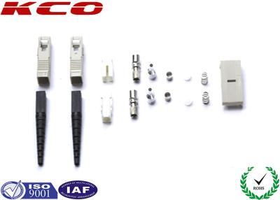 China Conectores de cable des fibra óptica a dos caras de la pérdida de inserción del conector 0.15dB del SC en venta