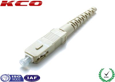 China Mutil Mode Simplex SC/PC Fiber Connector Push Pull 0.9mm - 3.0mm Diameter for sale