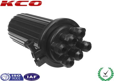China Dome Vertical Joint Closure Fiber Optic Enclosure 3 In - 3 Out Cable Ports for sale