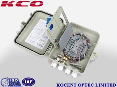 China 12 Cores 4 Ports Fiber Optic Terminal Box Full Loaded Pole Mount KCO - FXX -12 for sale