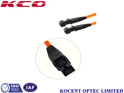 China OM1 Orange MTRJ E2K DIN MU PVC LSZH Fibre Optic Patch Cord Diameter 3.0mm for sale