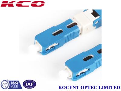 China Producto de solución FTTX de 2,0 mm y 3,0 mm con conector rápido de fibra óptica azul SC UPC en venta