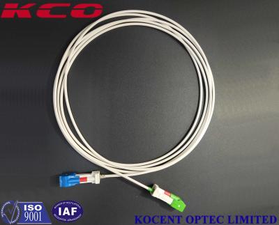 Cina Cavo della toppa della fibra di singolo modo del PVC FTTH di LSZH, perdita di inserzione bassa della treccia del cavo di toppa in vendita