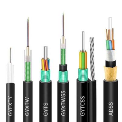 China GYTS Direct burial armored outdoor fiber optic cable for sale