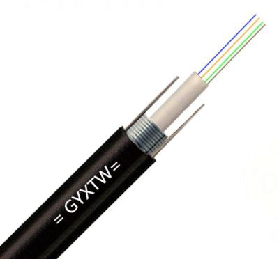 China GYXTW 12b1 Fiber Optic Cable Uni-tube Light-armored Outdoor Fiber Optic Cable for sale