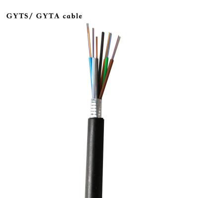 China SMF G652D 96fibers Aerial GYTA Outdoor Armored Fiber Optic Cable For Underground Ducts for sale