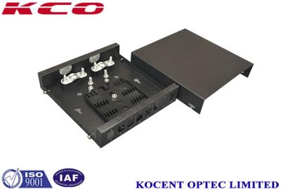 Cina Il nero metallico dell'interno ottico dello Sc LC E2000 della st del porto FC della scatola 8 di termine del supporto della parete della fibra IP55 in vendita