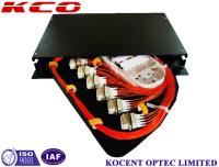 China 1U 24 Port Rotating Splice ODF Distribution Fiber Optic Termination Box Rackmount Patch Panel for sale