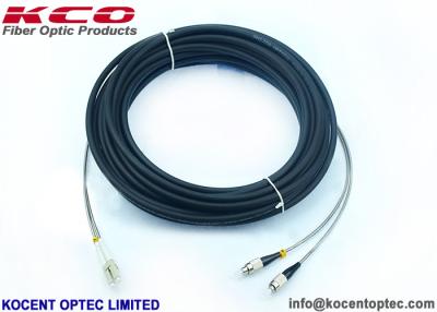China FC Non - Armored CPRI Fiber Optic Patch Cord 2fo 2 Fiber 2 Cores 7.0mm LSZH 55dB Return Loss for sale
