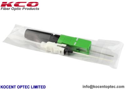 Cina Giuntura calda della colata su perdita di inserzione veloce a fibra ottica di colore verde 0.2dB del connettore SC/APC in vendita