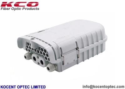 China 16 FTTH Drop Cable Port Fiber Access Terminal Box KCO-0416W White Color ABS PC Material for sale