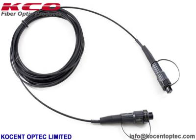 China FTTA Tactische niet-gewapende glasvezel patch kabel buiten met Mini SC connector for sale